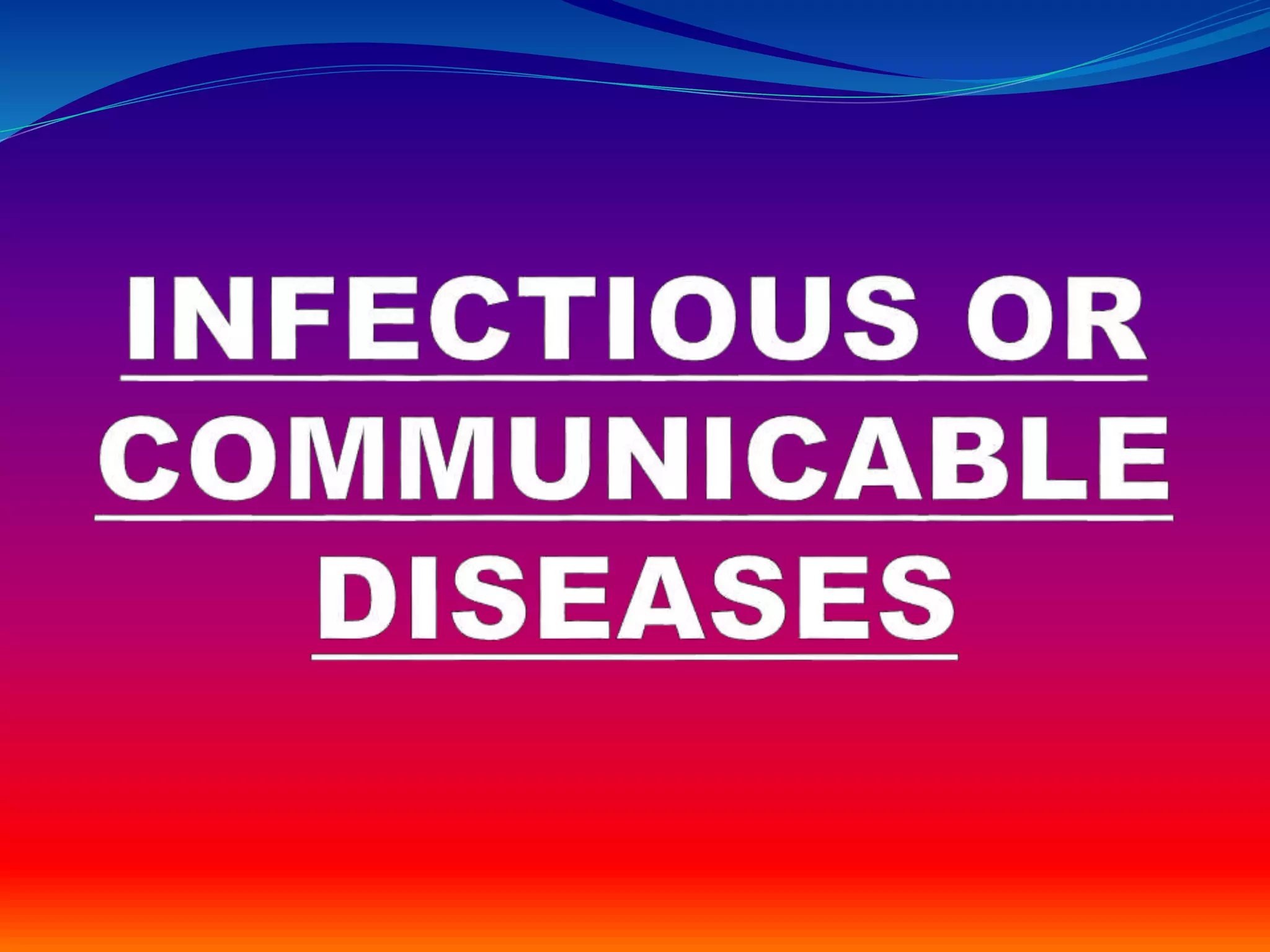 3. infectious diseases | PPTX