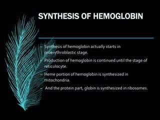3.hemoglobin | PPTX