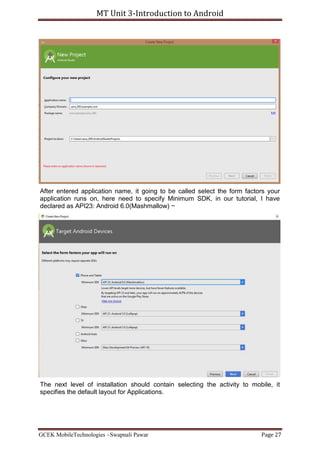 Introduction to android | PDF