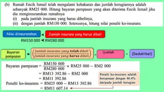 MM Tingkatan 5, 3.1.3 masalah melibatkan insurans | PPTX