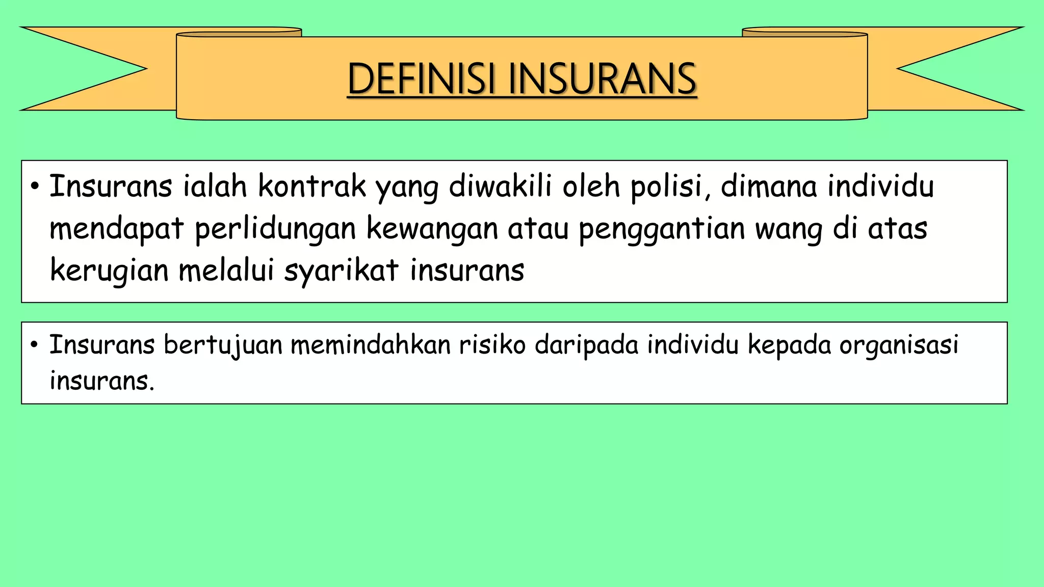 MM Tingkatan 5, 3.1.1 insurans | PPTX