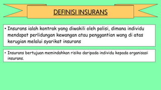 MM Tingkatan 5, 3.1.1 insurans | PPTX