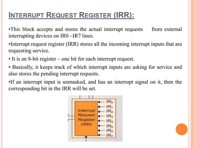 3 Programmable Interrupt Controller 8259 Ppt