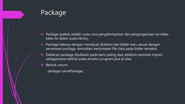 3. struktur program java | PPT