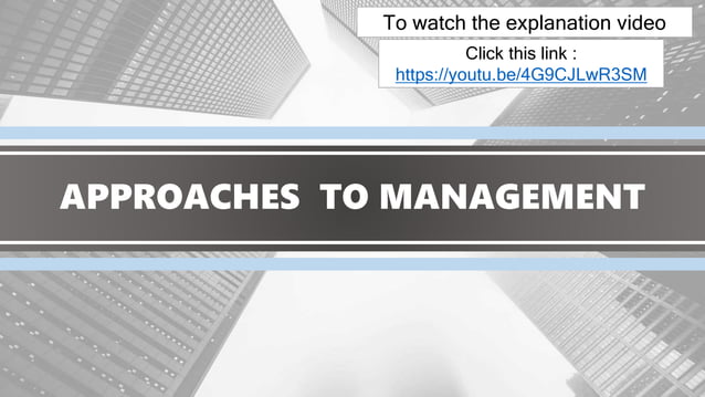 Approaches of Management_ppt | PPTX