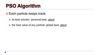 Particle swarm intelligence | PPTX