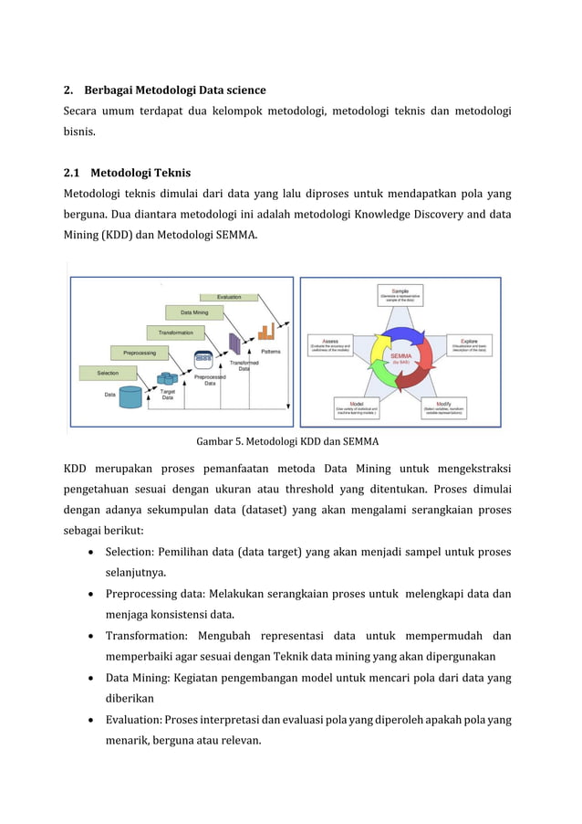 3. metodologi data science dts ta v.1 | PDF