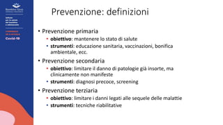 3.2 Prevenzione generale delle malattie infettive | PPT