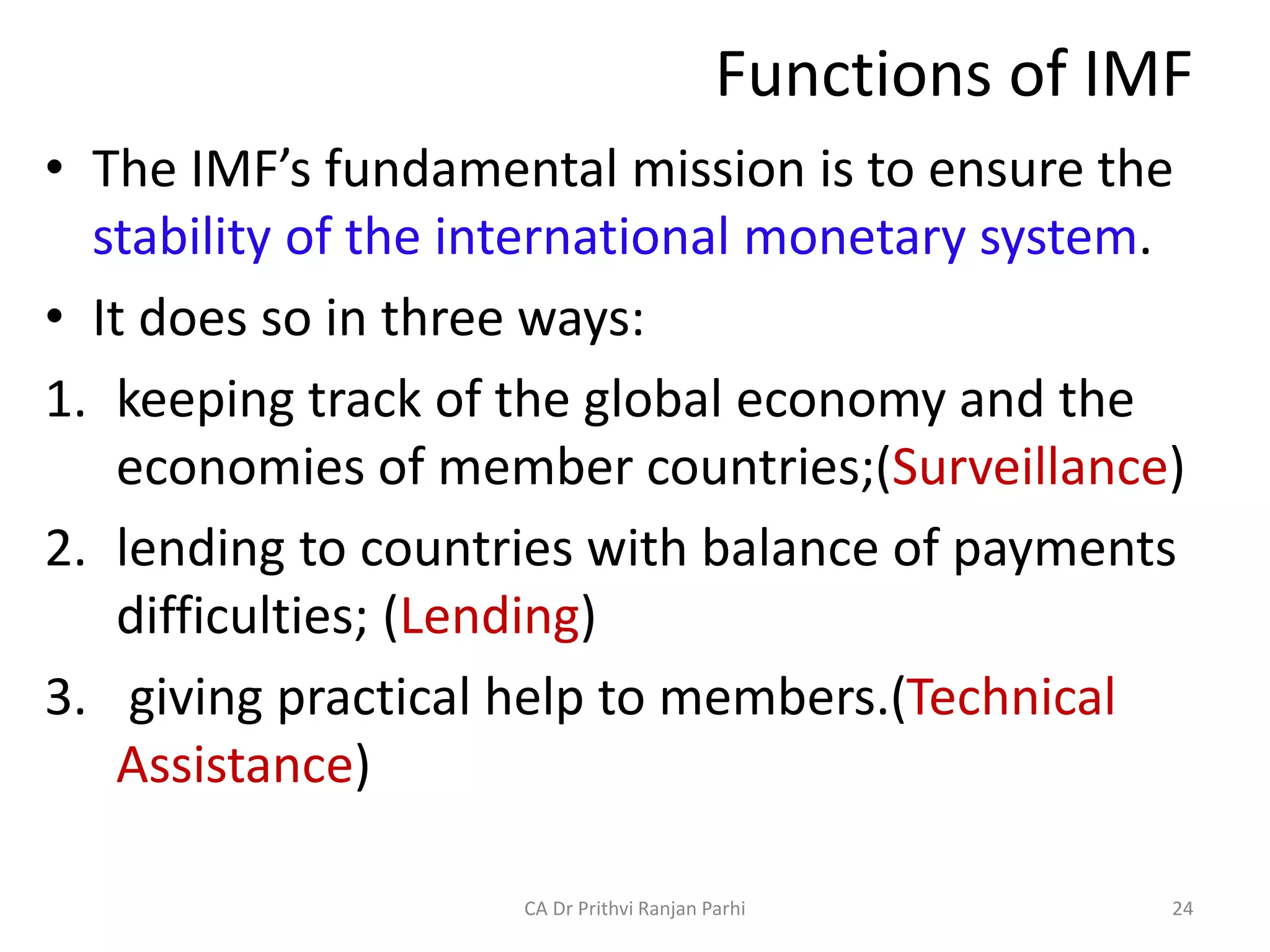 International Monetary Fund | PPT