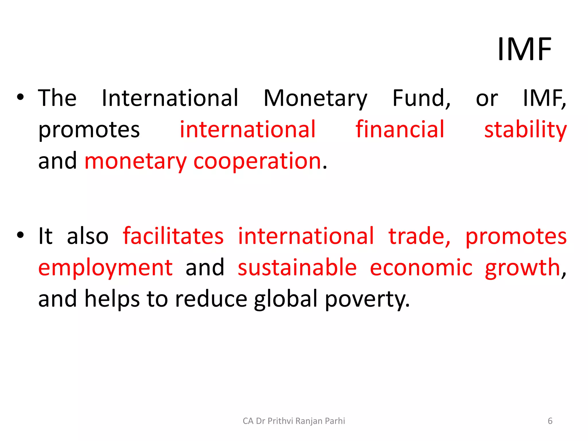 International Monetary Fund | PPT