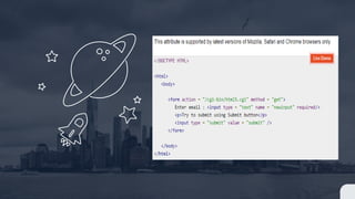 HTML 5: Attributes | PPT