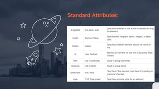 HTML 5: Attributes | PPTX