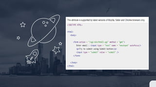HTML 5: Attributes | PPT