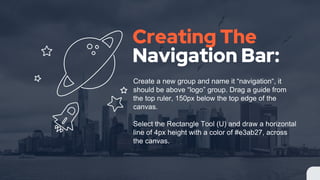 Creating The Navigation Bar: | PPT
