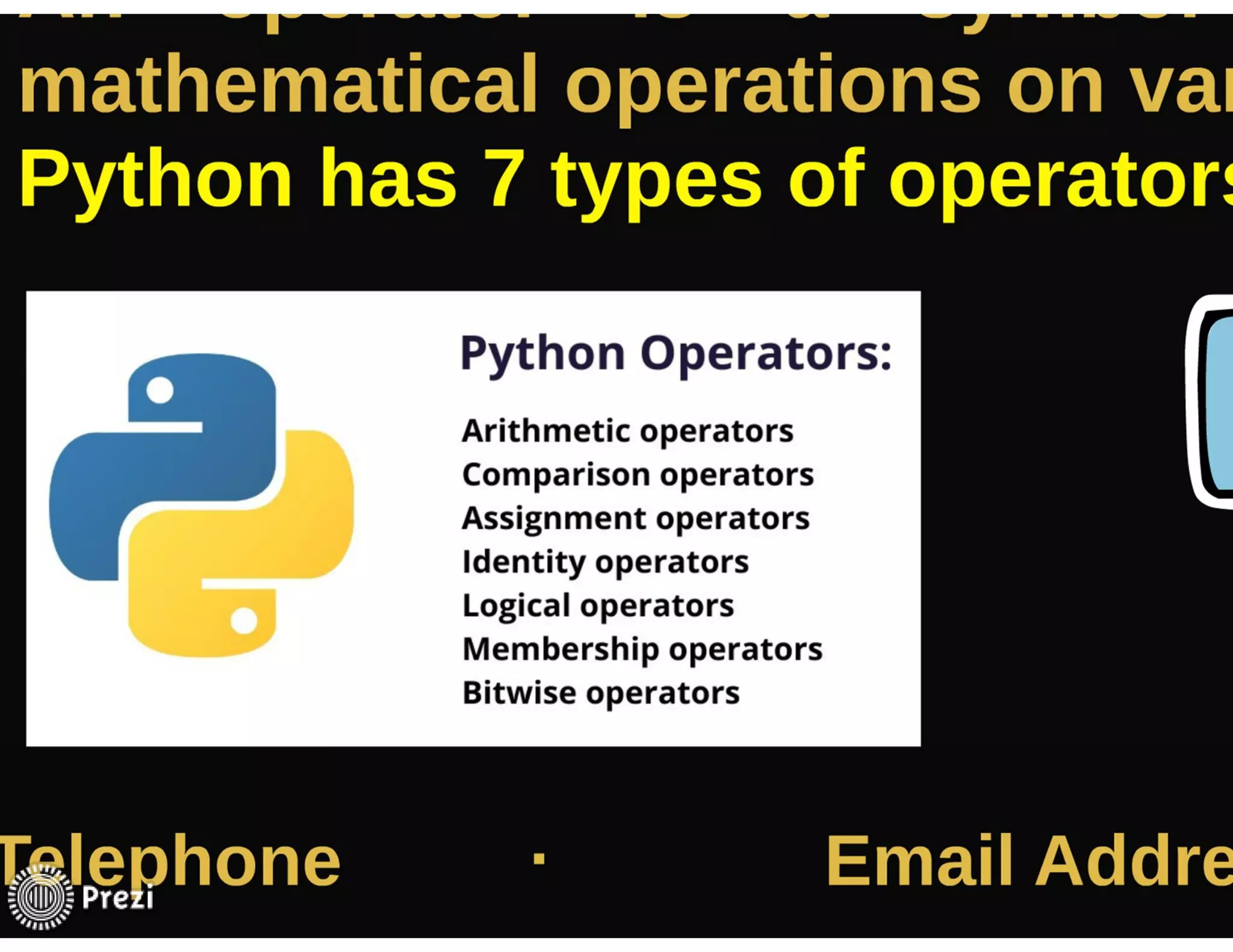 Operators: Arithmetic, Comparison, Logical and more | PPT Operators: Arithmetic, Comparison, Logical and more | PPT