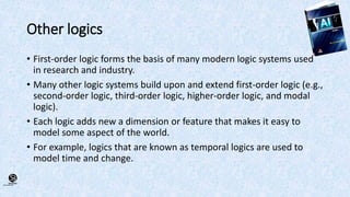 Formal Logic in AI | PPTX