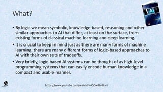 Formal Logic in AI | PPTX