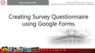 Creating google forms | PPTX