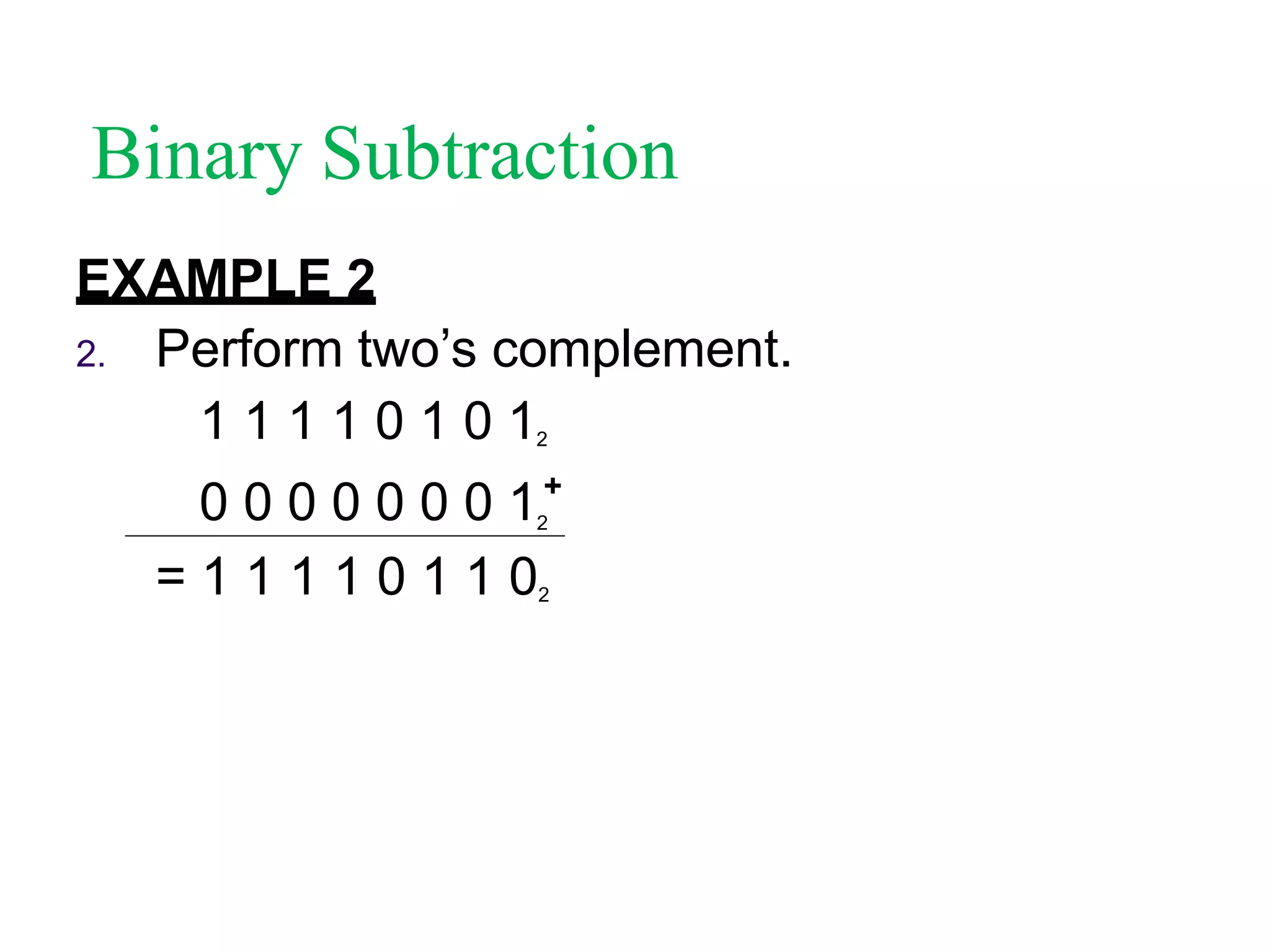 Binary Arithmetic | PPTX | Technology & Computing