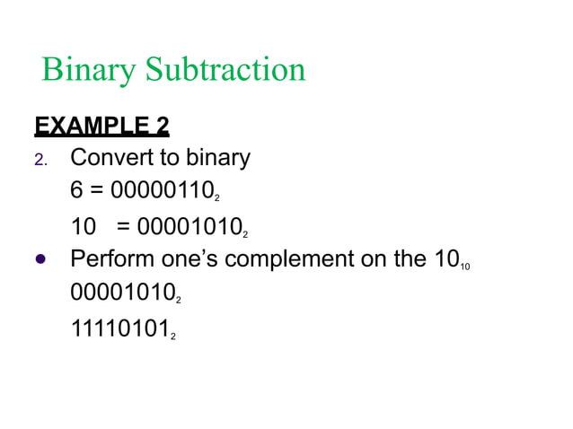 Binary Arithmetic | PPTX | Technology & Computing