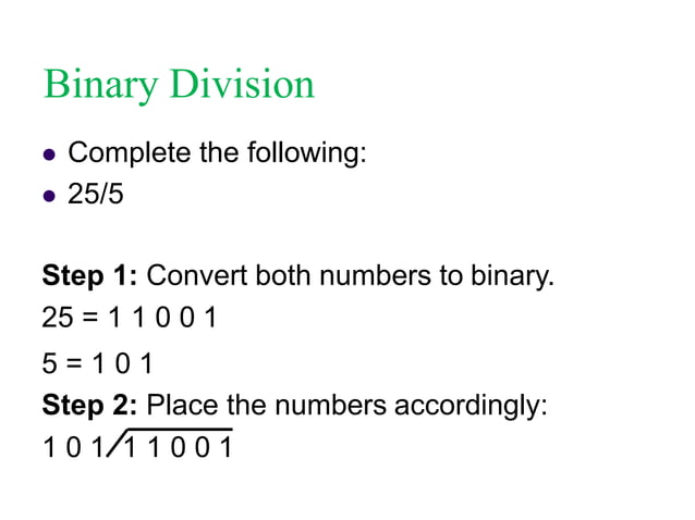 Binary Arithmetic | PPTX | Technology & Computing