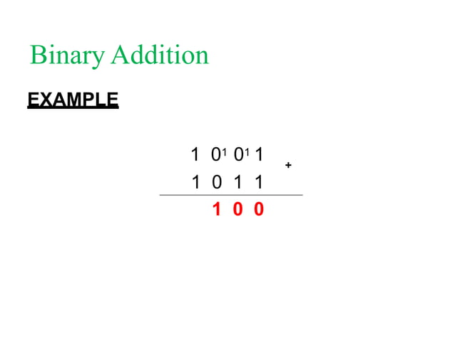 Binary Arithmetic | PPTX | Technology & Computing
