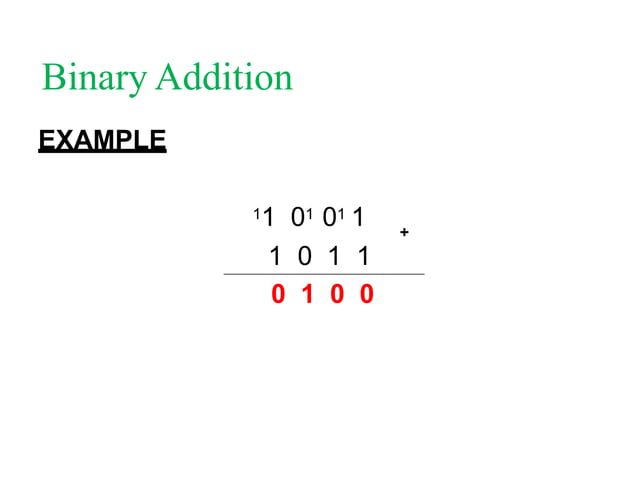 Binary Arithmetic | PPTX | Technology & Computing