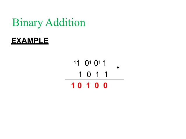 Binary Arithmetic | PPTX | Technology & Computing