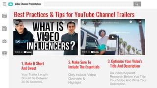 Optimize Your YouTube Channel | PDF | Music Video | Genres