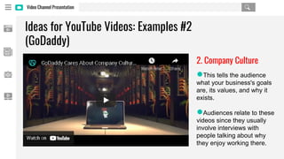 YouTube Topics & Types of Video | PPT