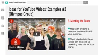 YouTube Topics & Types of Video | PPT