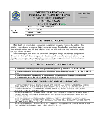 3.ss eki 118 statistika ekonomi | DOCX
