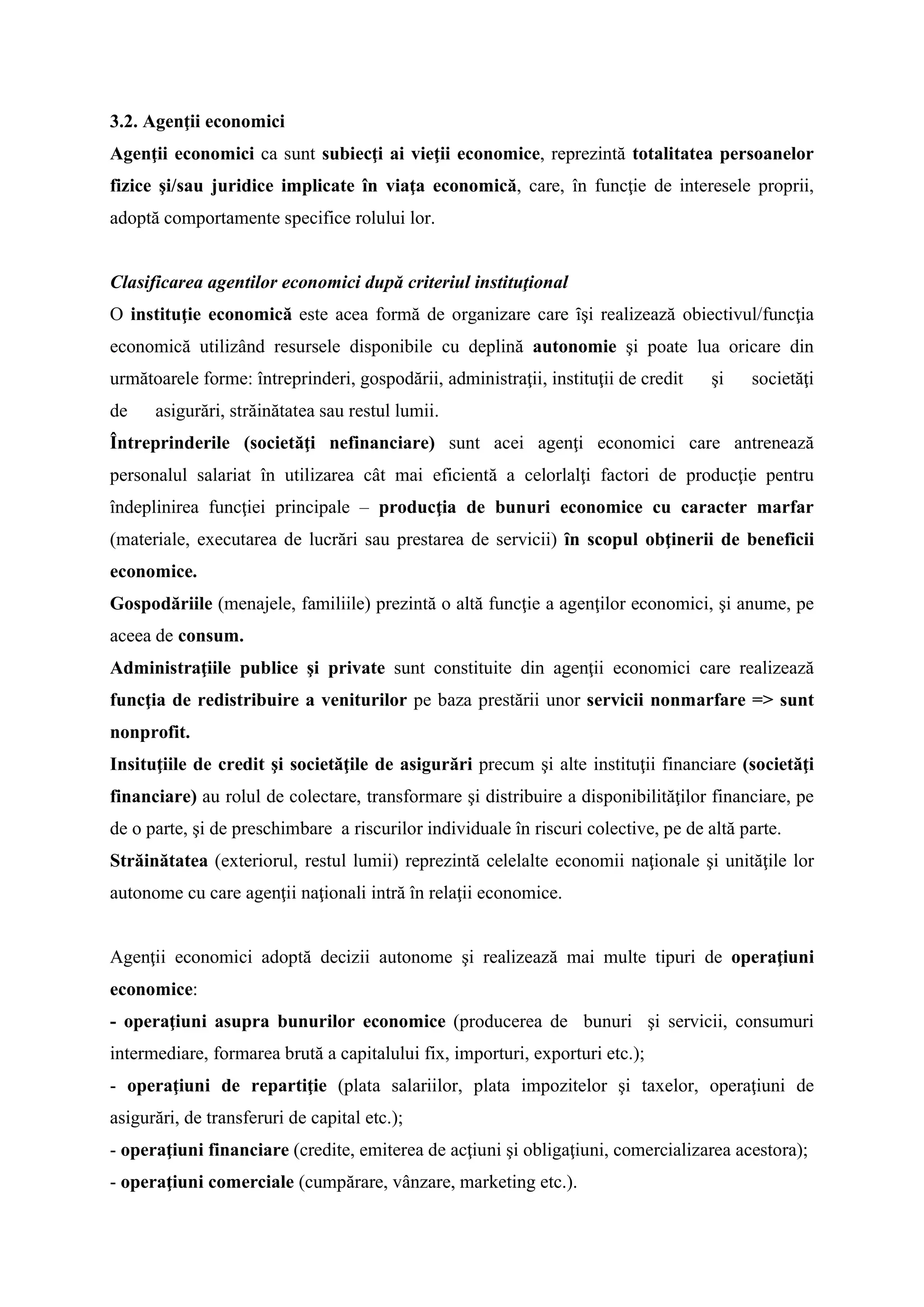 3. sistemul activitatii economice eee | PDF