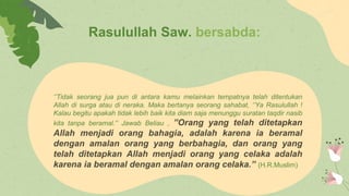 3. amalan penduduk surga | PPTX