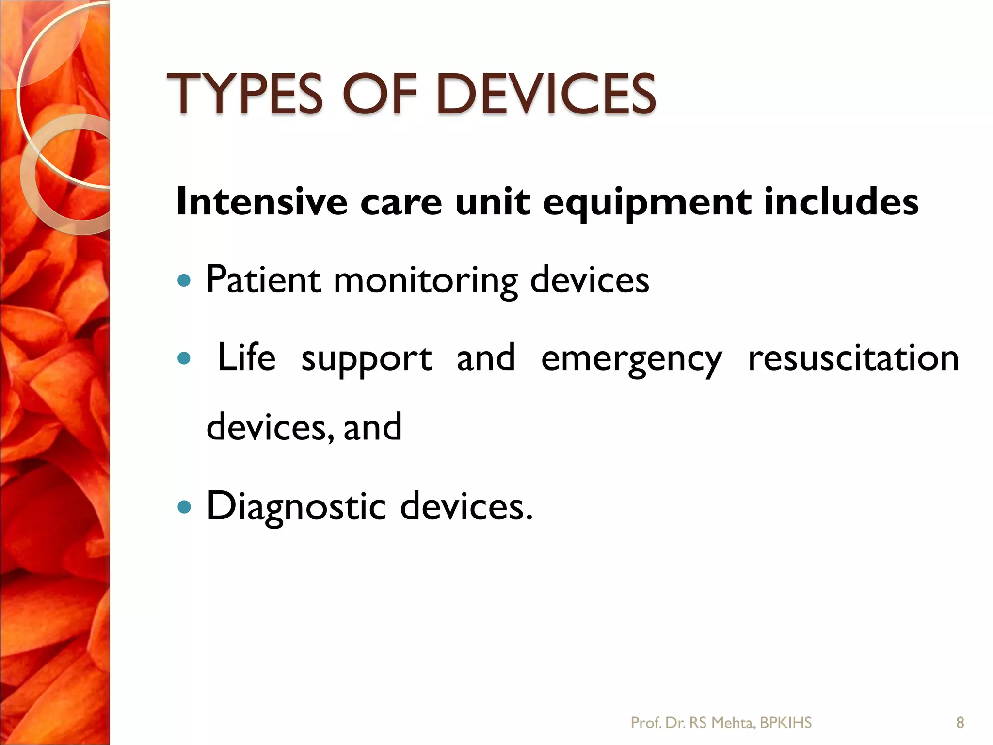 3. monitoring & devices used in icu ccu | PDF | First Aid | Injuries
