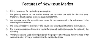 Primary Market and Security Issuances | PPTX