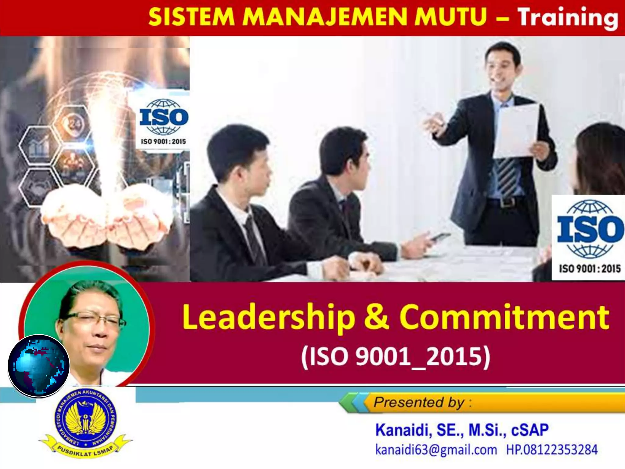Klausul 5: Leadership (ISO 9001:2015)_ Training "SISTEM MANAJEMEN MUTU" | PPTX