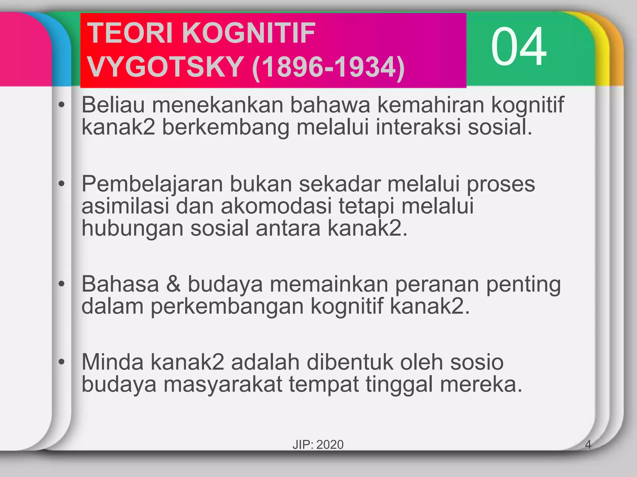 3.3 perkembangan kognitif vygotsky | PPTX