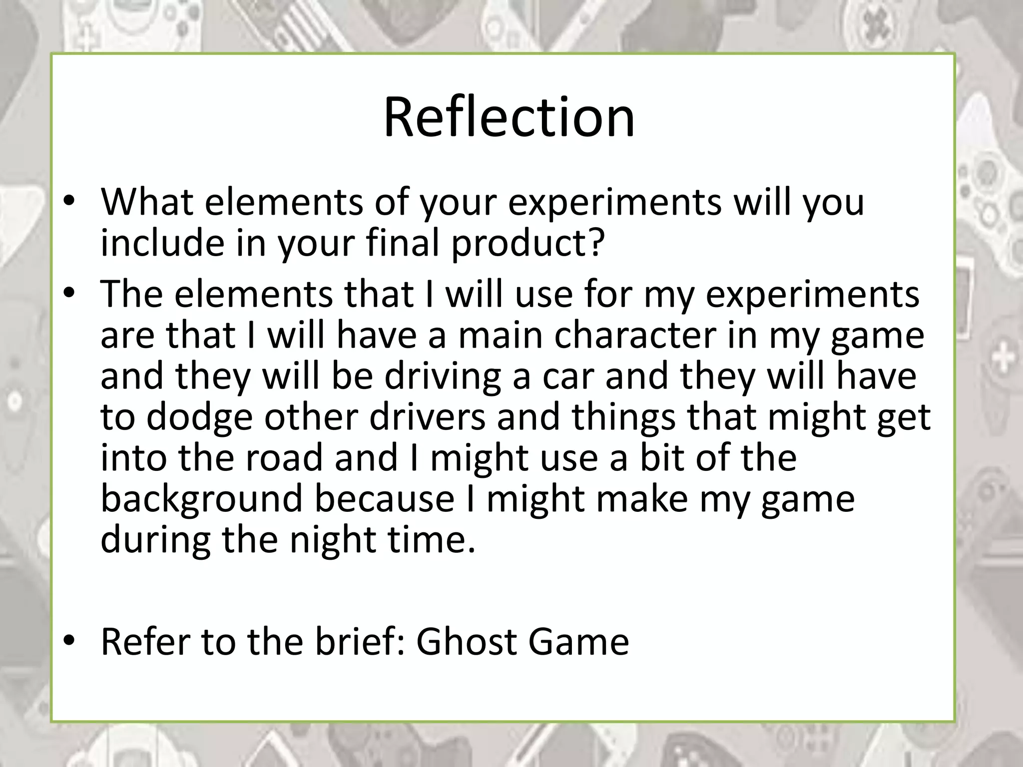 3. production experiments (interactive) | PPT