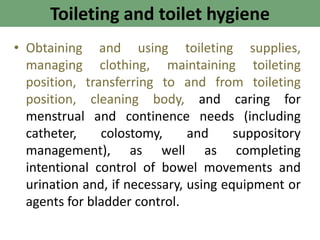 3.2 presentation on activities daily living | PPTX