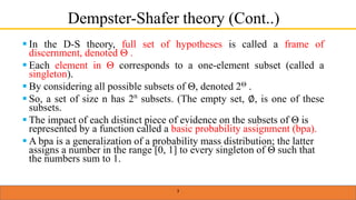 3. the dempster shafer combination rule | PPT