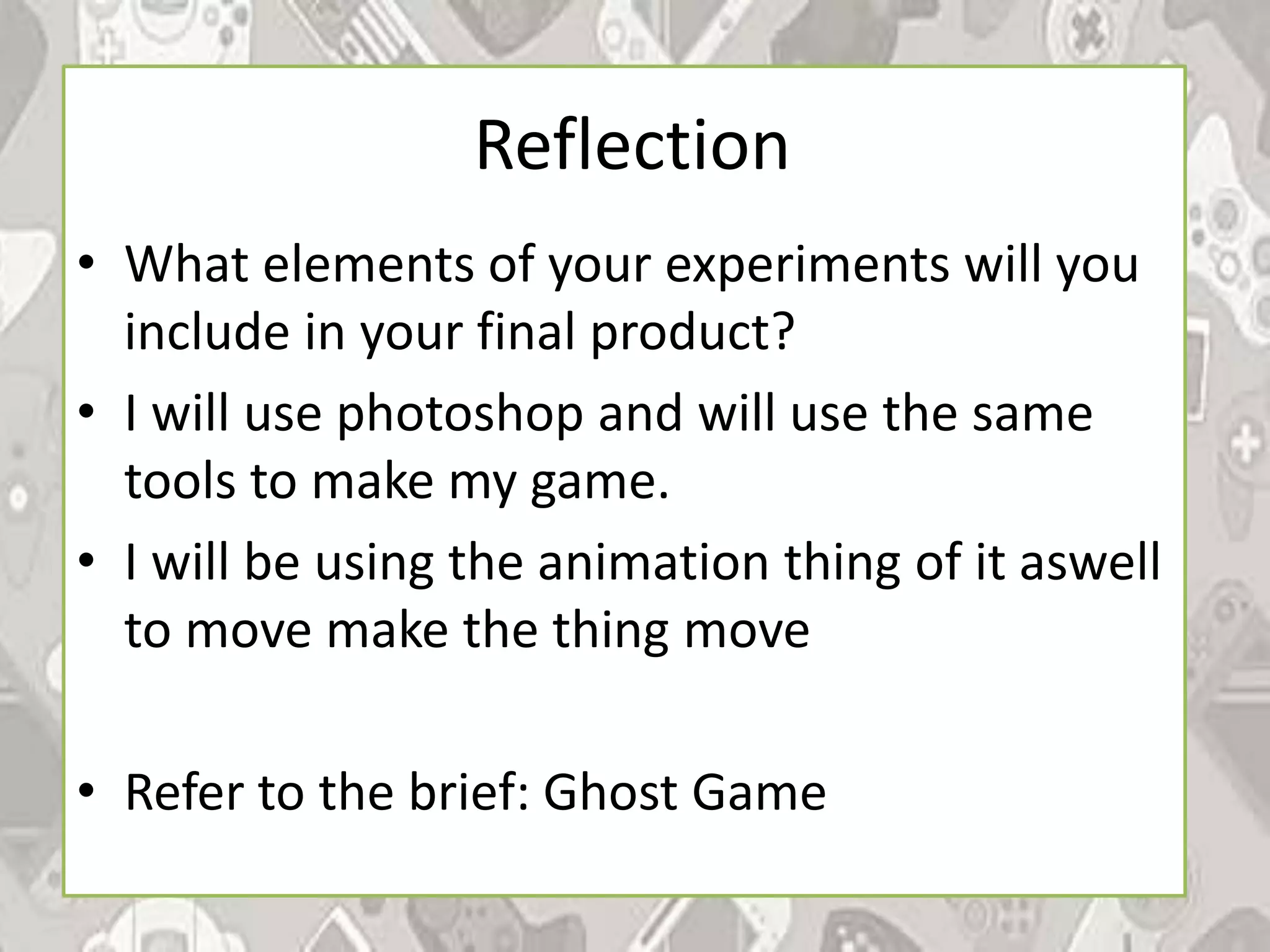 3. production experiments (interactive) | PPT