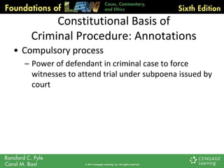 Paralegal Power Break: The law of criminal procedure | PPT