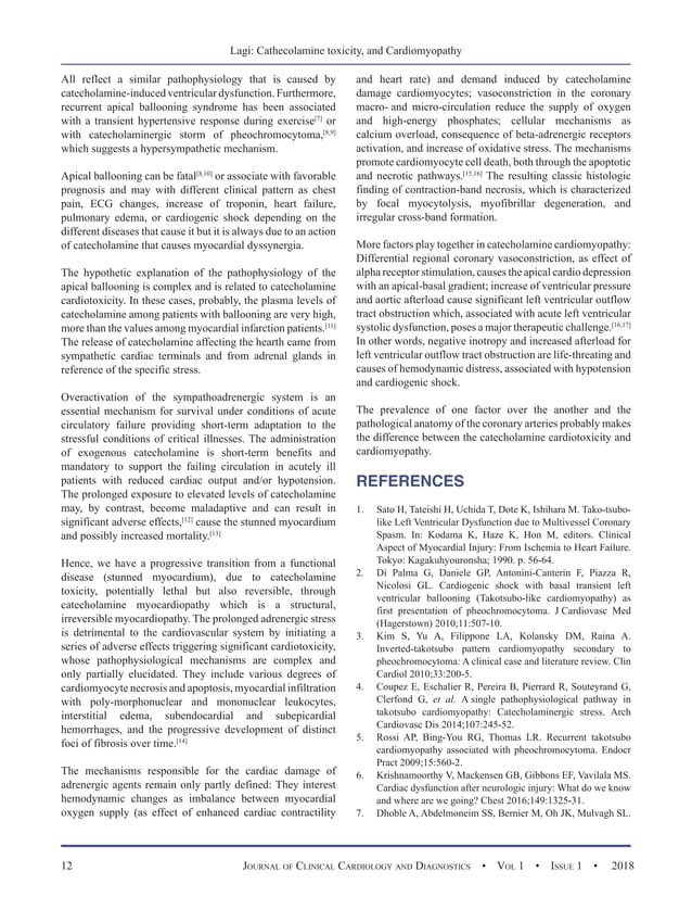 Left Ventricular Apical Ballooning, Catecholamine Toxicity, and ...