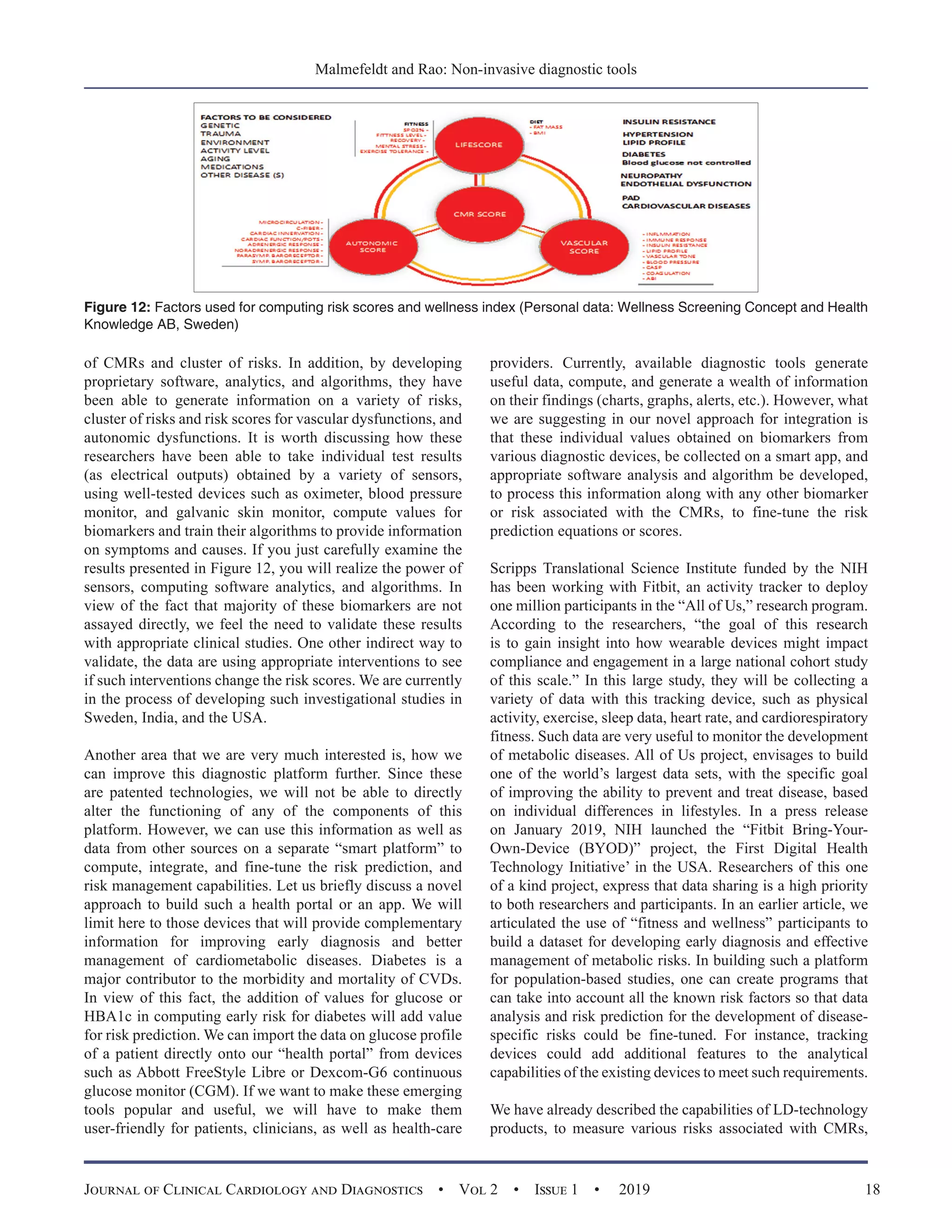 Non-invasive Diagnostic Tools: Cardiometabolic Risk Assessment and ...