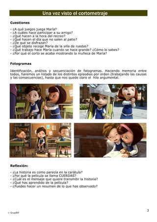 Cuerdas (cortometraje) GUÍA DIDÁCTICA | PDF