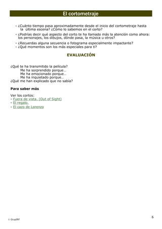 Cuerdas (cortometraje) GUÍA DIDÁCTICA | PDF
