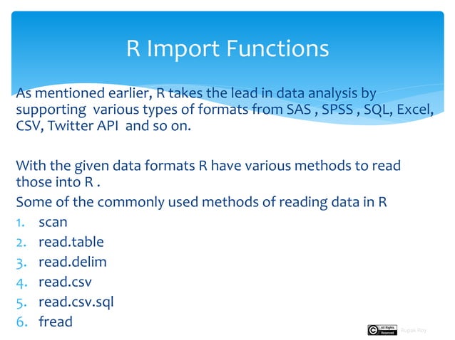 Import Data using R | PDF | Programming Languages | Computing