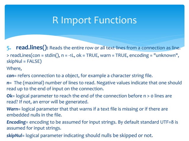 Import Data using R | PDF | Programming Languages | Computing