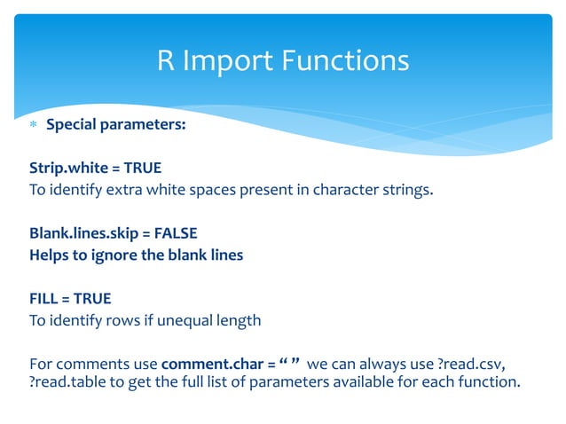 Import Data using R | PDF | Programming Languages | Computing